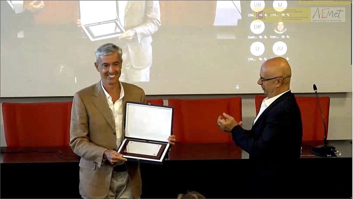 José Calvo, de Meteosojuela, galardonado en los premios AEMET