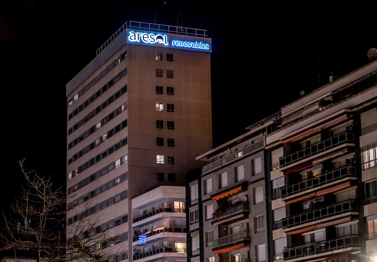 Aresol Renovables también ilumina el cielo de Logroño