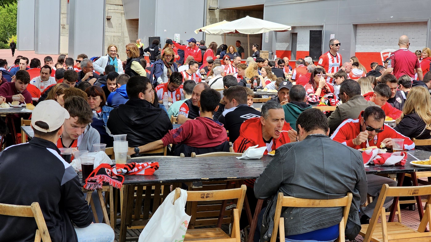 La falta de permisos suspende la fan zone previa al UD Logroñés-Getafe B