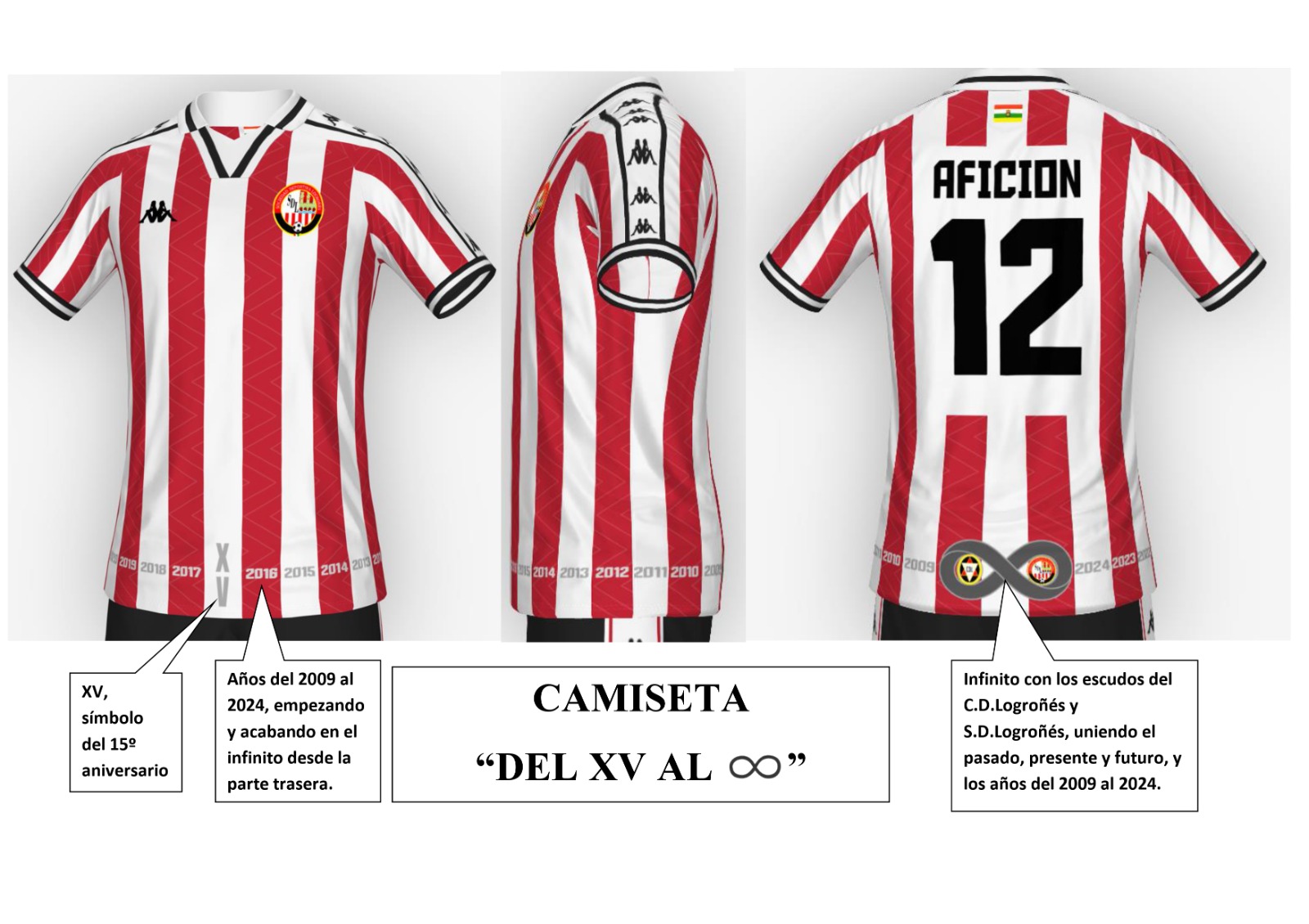 "Del XV al infinito": nueva camiseta de la SDL para la 2024/25
