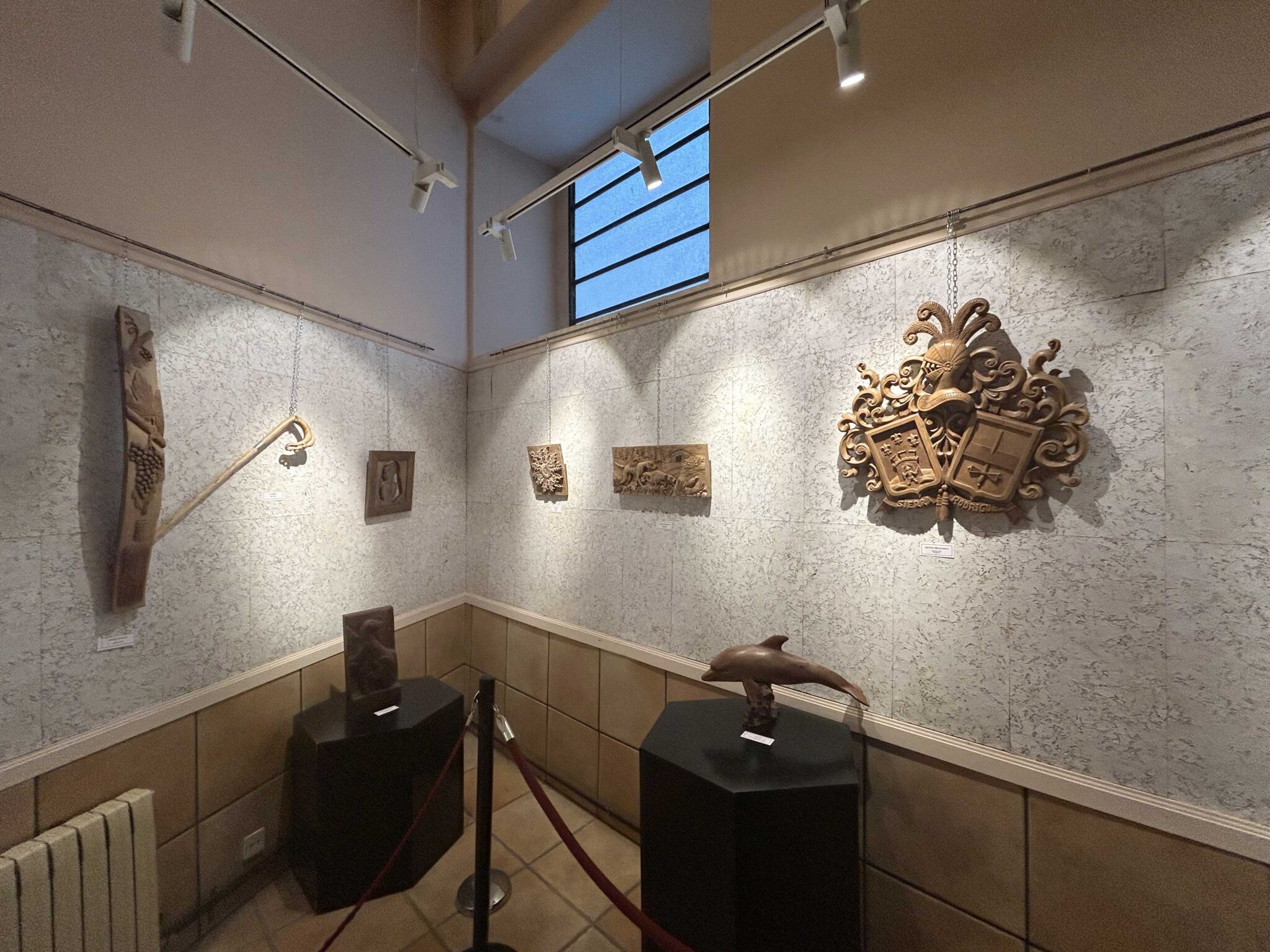 Las tallas de Sergio Sierra, en la Casa de Cultura de Fuenmayor